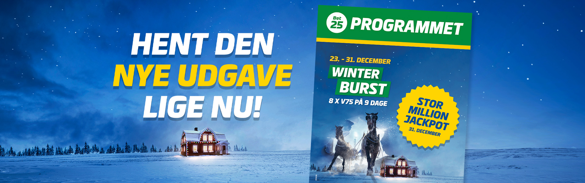 Danmarks Nye Millionspil: Spil & Vind på Heste | Bet25 Heste