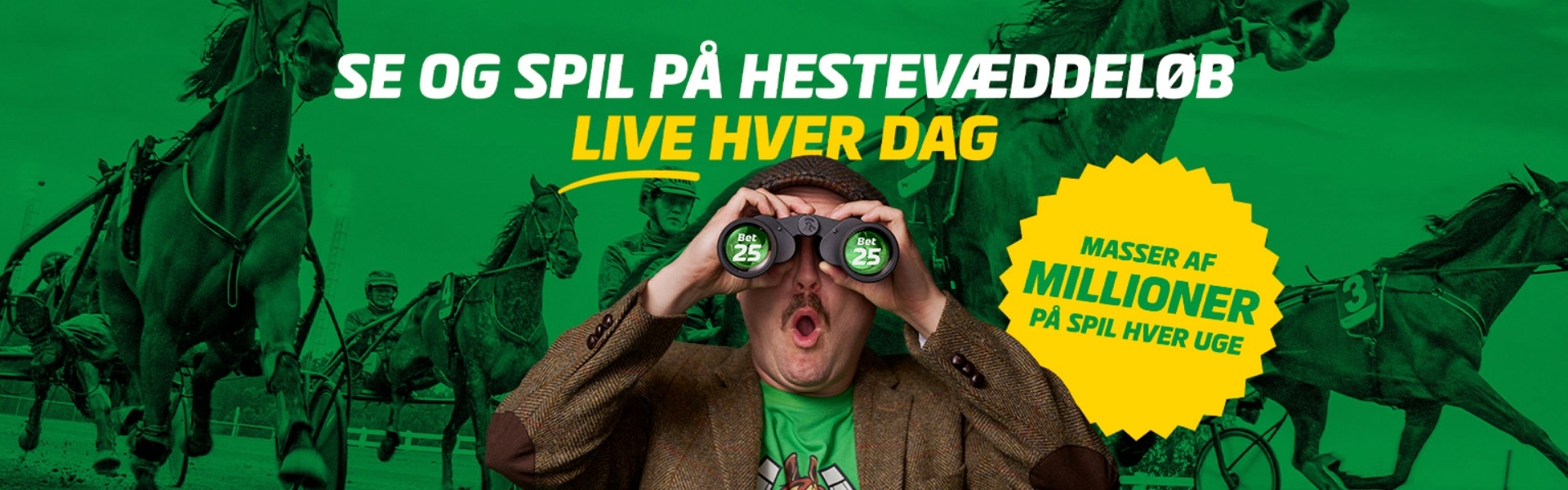 Danmarks Nye Millionspil: Spil & Vind på Heste | Bet25 Heste